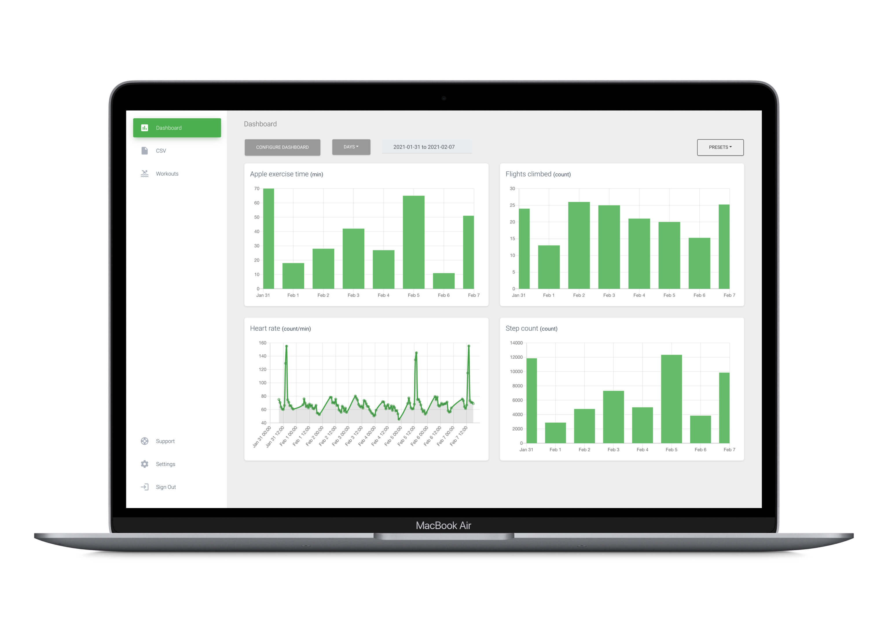 HealthExport - Export health data from your iPhone to CSV